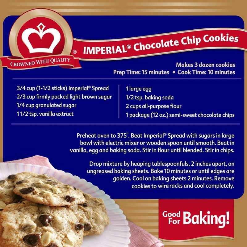 Imperial Margarine Nutrition Label