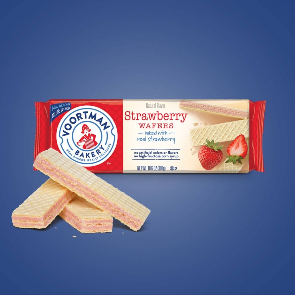 Voortman Strawberry Wafers 10.6 oz | Shipt