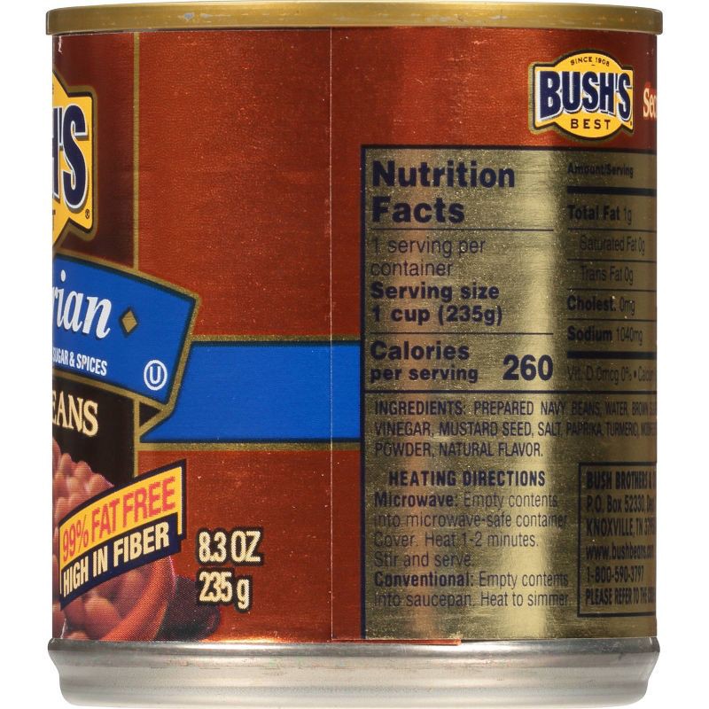 Bush's Vegetarian Baked Beans - 8.3oz 8.3 oz | Shipt