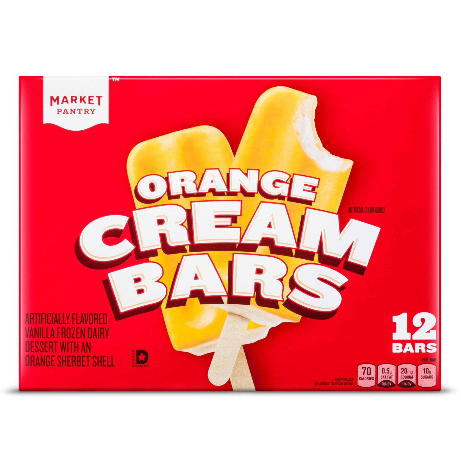 Orange Cream Ice Cream Bar - Market Pantry 12 ct | Shipt