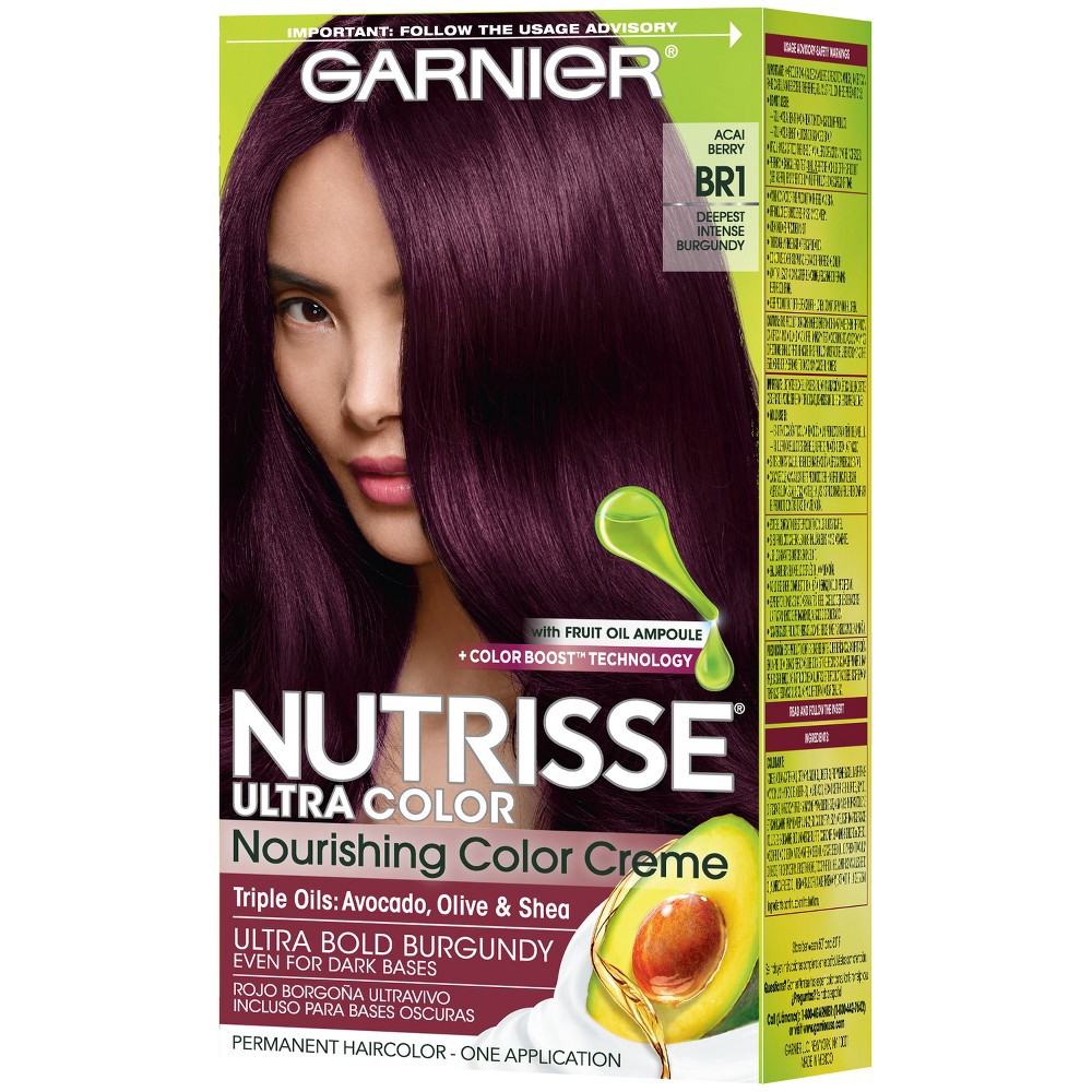 Garnier Nutrisse Ultra Color Nourishing Color Creme - BR1 Deepest ...