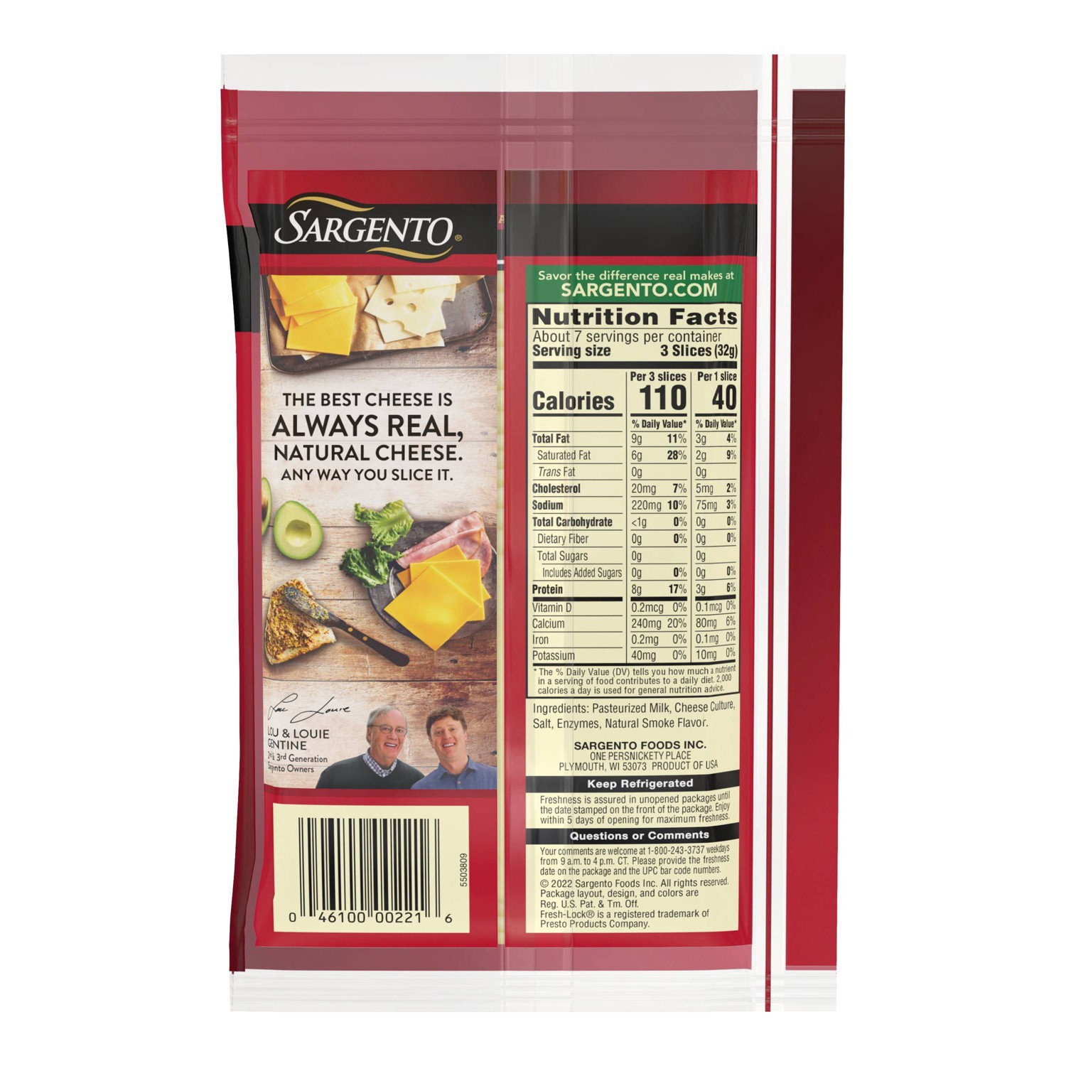 Sargento Ultra Thin Sliced Provolone Cheese 20 ct | Shipt