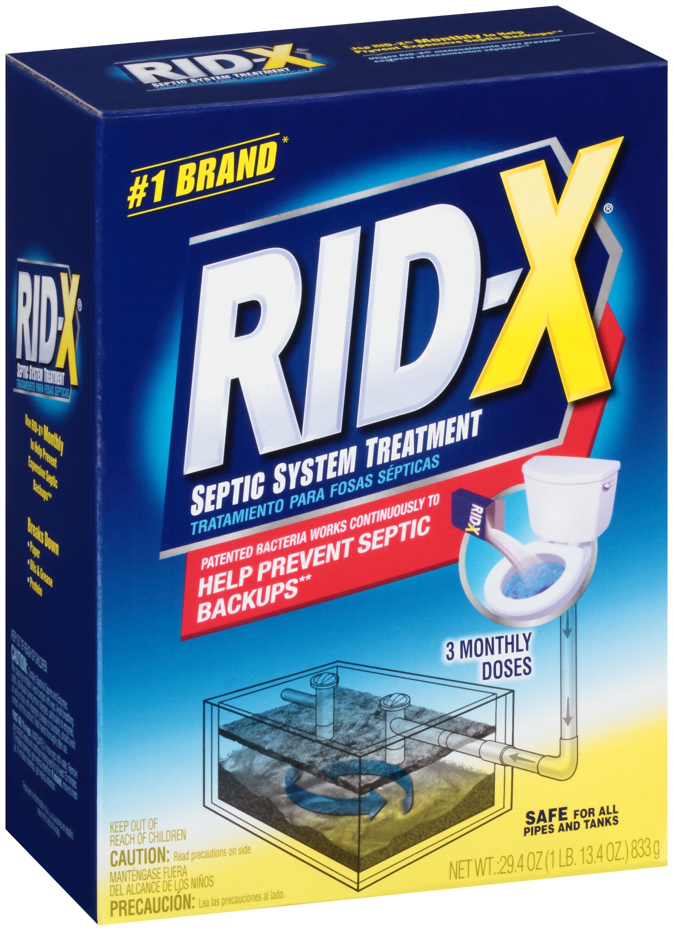 RID-X Septic System Treatment - 3 Dose Powder 29.4 oz | Shipt