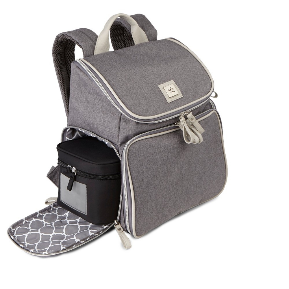 Bananafish Breast Pump Backpack - Gray/Bone 1 ct | Shipt