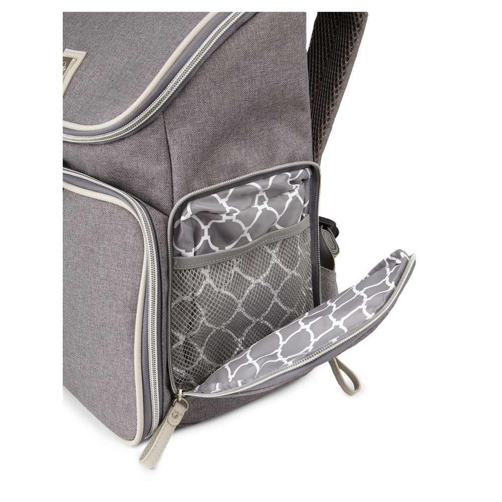 Bananafish Breast Pump Backpack - Gray/Bone 1 ct | Shipt