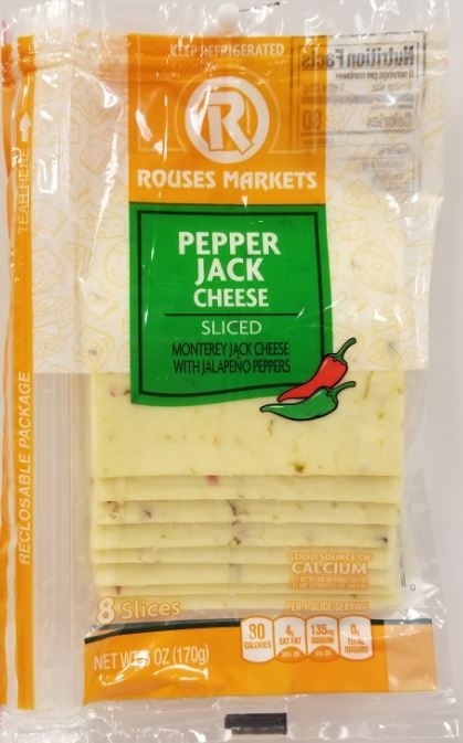 Rouses Pepper Jack Sliced Cheese 6 oz | Shipt