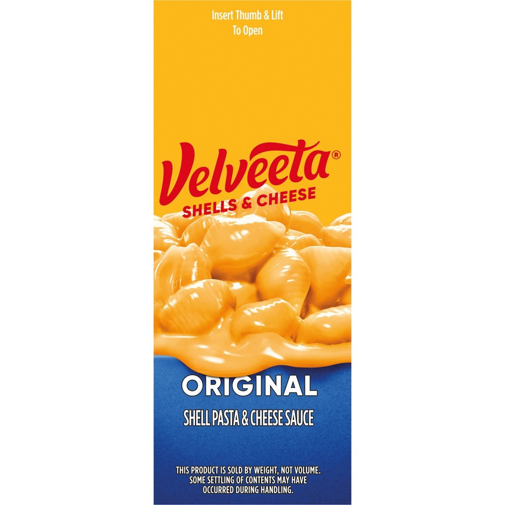Velveeta Shells & Cheese Original Shell Pasta & Cheese Sauce Value Size ...