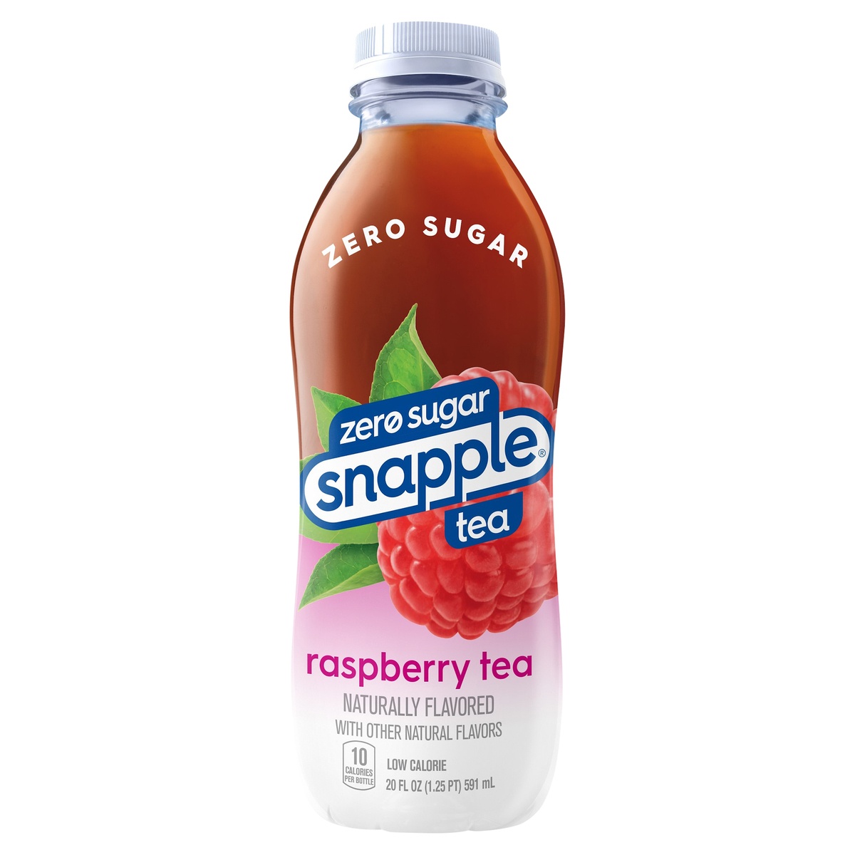 Snapple Zero Sugar Raspberry Tea Recycled Plastic Bottle 20 fl oz | Shipt