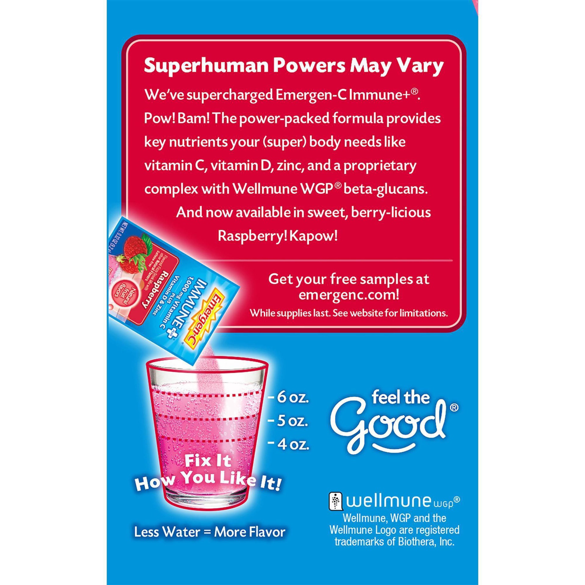 Emergen-C Immune+ Dietary Supplement Powder Drink Mix with Vitamin C ...