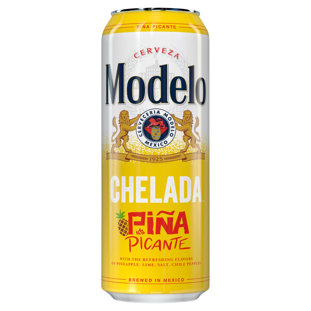 Modelo Chelada Pina Picante Mexican Import Flavored Beer, 24 fl oz Can ...
