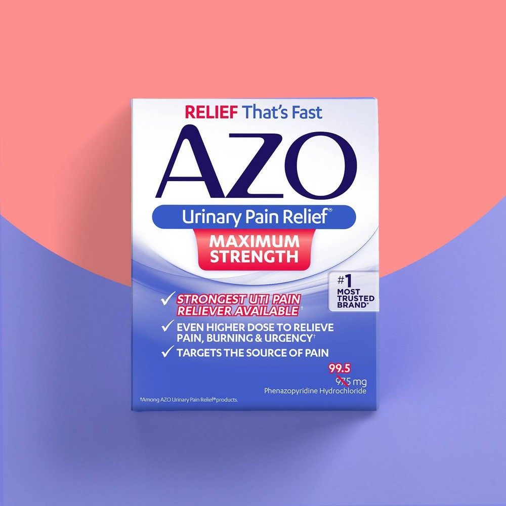 AZO Urinary Pain Relief Maximum Strength Tablets 24 ct | Shipt