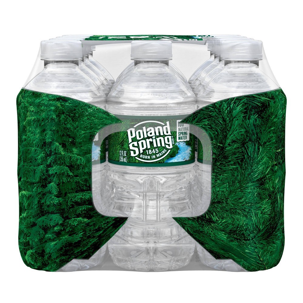 Poland Spring Brand 100% Natural Spring Water - 12pk/12 fl oz Bottles ...