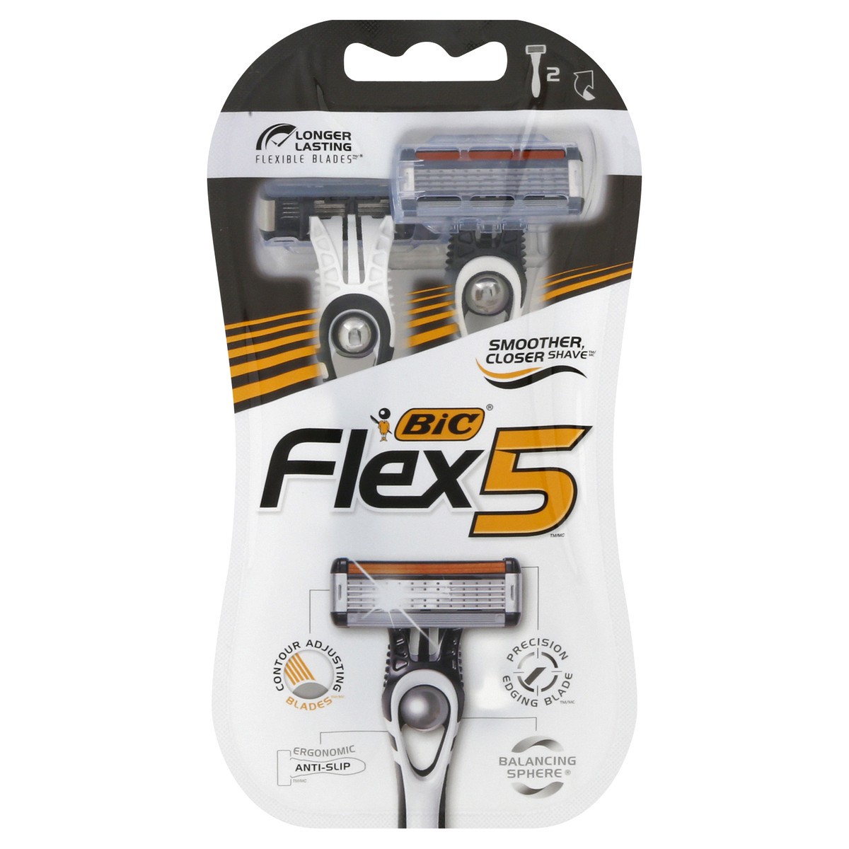 BIC Flex5 Titanium Men's Disposable Razors - 2ct 2 ct | Shipt