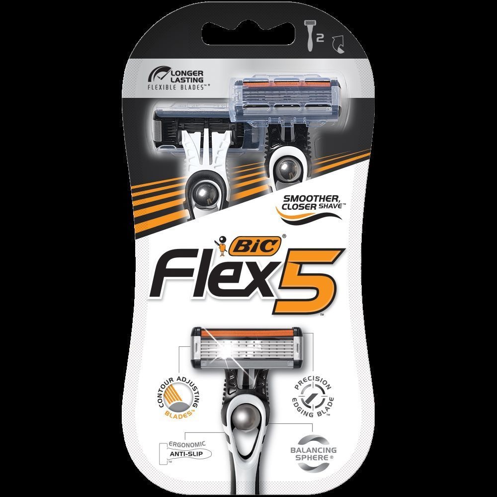 BIC Flex 5 Razors 2 ct | Shipt