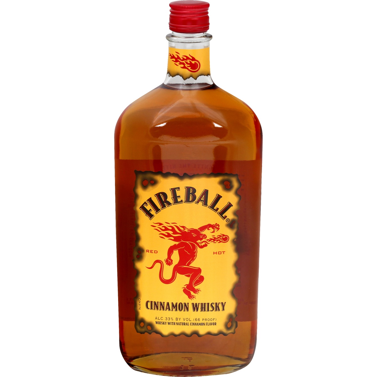 Fireball Cinnamon Whisky - 1L Bottle 1 liter | Shipt