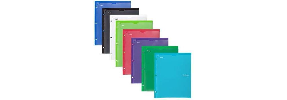 Mead Five Star 2 Pocket Plastic Folder (Colors May Vary) 1 ct | Shipt