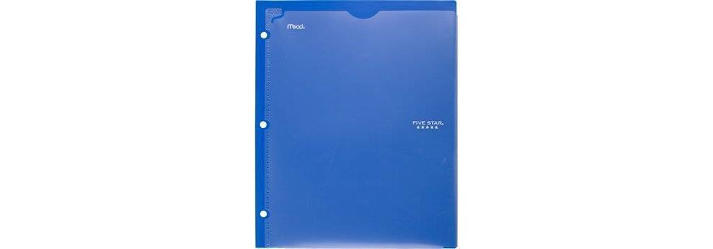 Mead Five Star 2 Pocket Plastic Folder (Colors May Vary) 1 ct | Shipt