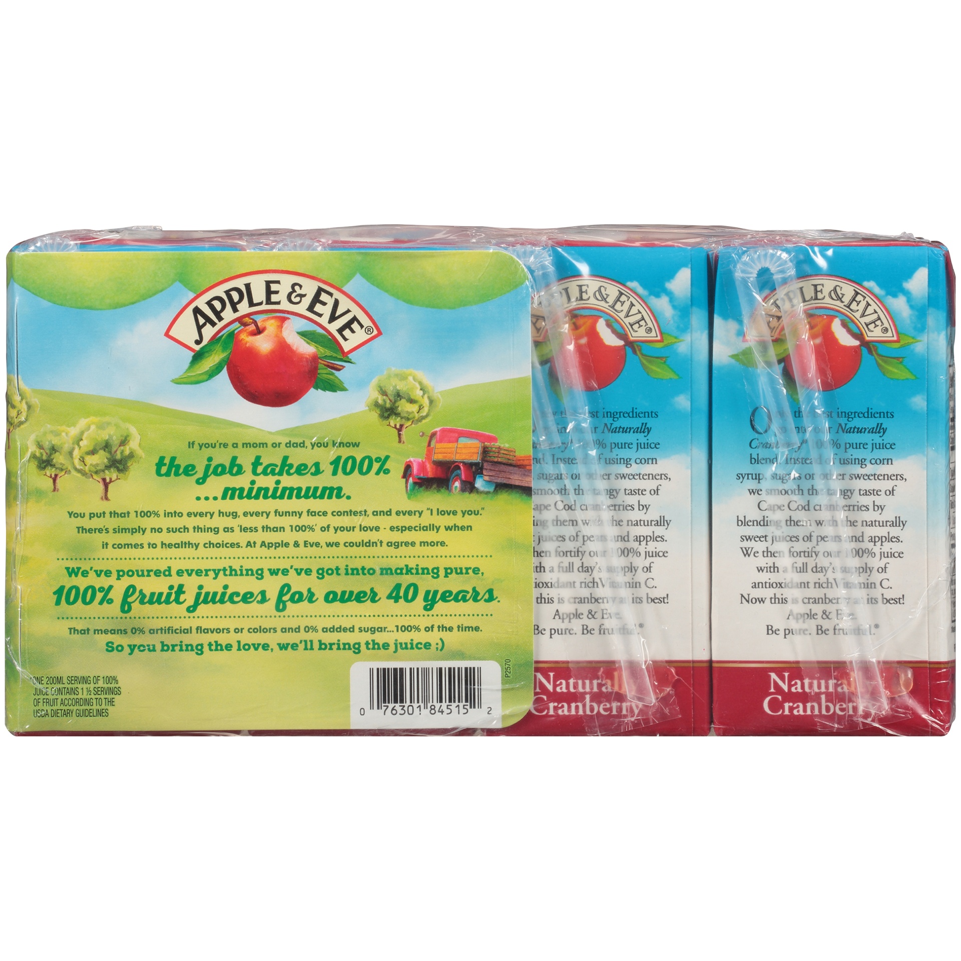 Apple & Eve 100% Naturally Cranberry No Sugar Added 8 ct; 6.75 fl oz ...