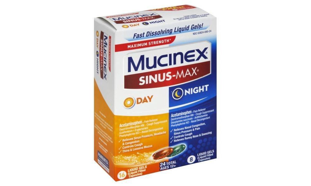 Mucinex Sinus-Max Day & Night Liquid Gels 24 ct | Shipt