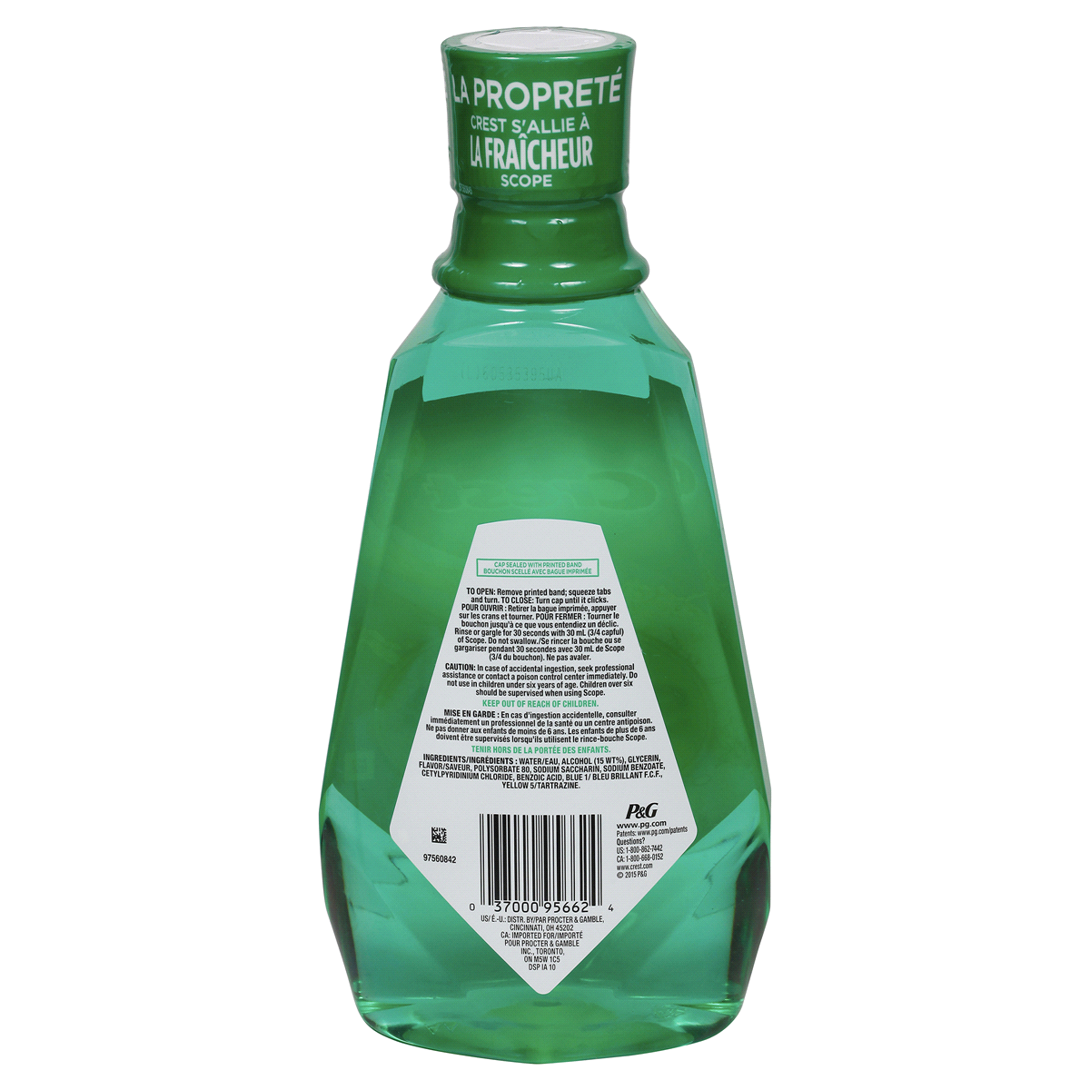 Crest Scope Original Mint Rinse 1 liter | Shipt