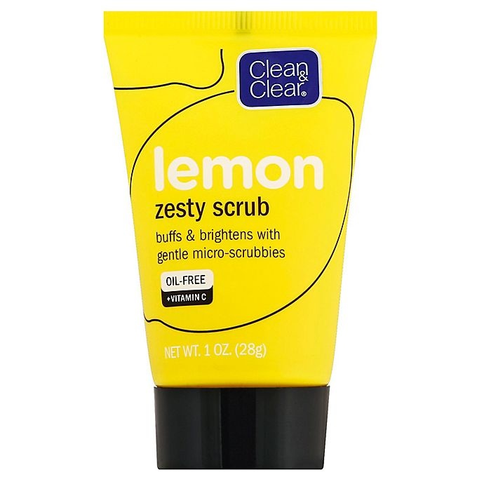Clean & Clear Lemon Zesty Face Scrub with Lemon Extract & Vitamin C 1 ...