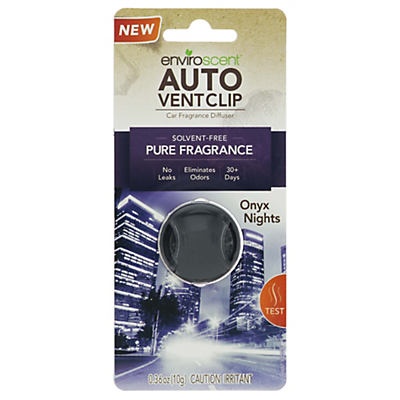 Enviroscent Auto Vent Clips Onyx Nights 0.36 oz | shipt