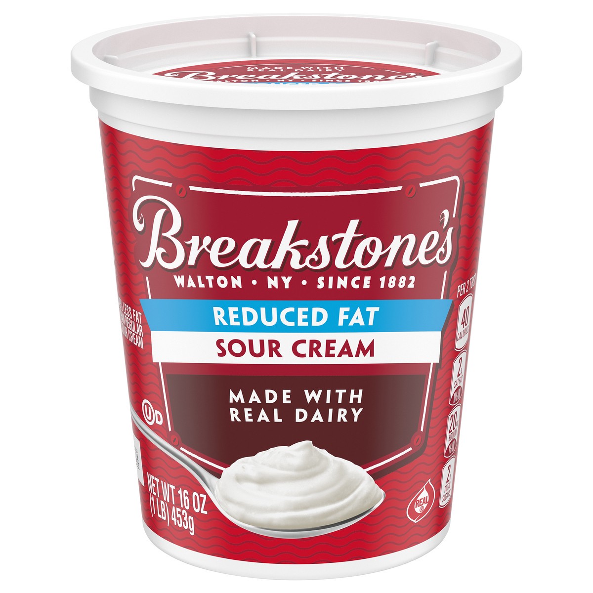 Breakstone's Reduced Fat Sour Cream Tub 16 oz | Shipt