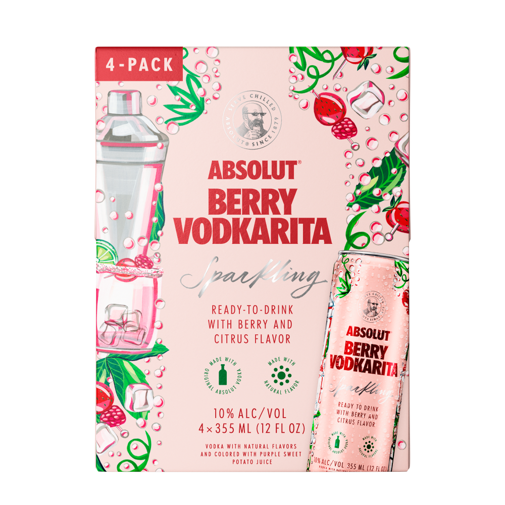 Absolut Ready To Drink Berry Vodkarita 48 oz | Shipt