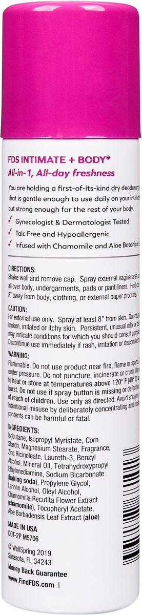 FDS Extra Strength Feminine Intimate Deodorant Spray 2 oz | Shipt