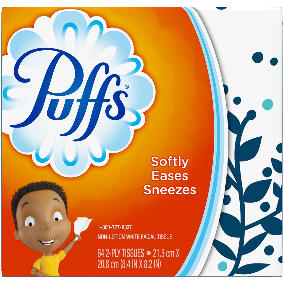 Puffs Simple Softness 2-Ply Non-Lotion Facial Tissue 64 ea 64 ct | Shipt