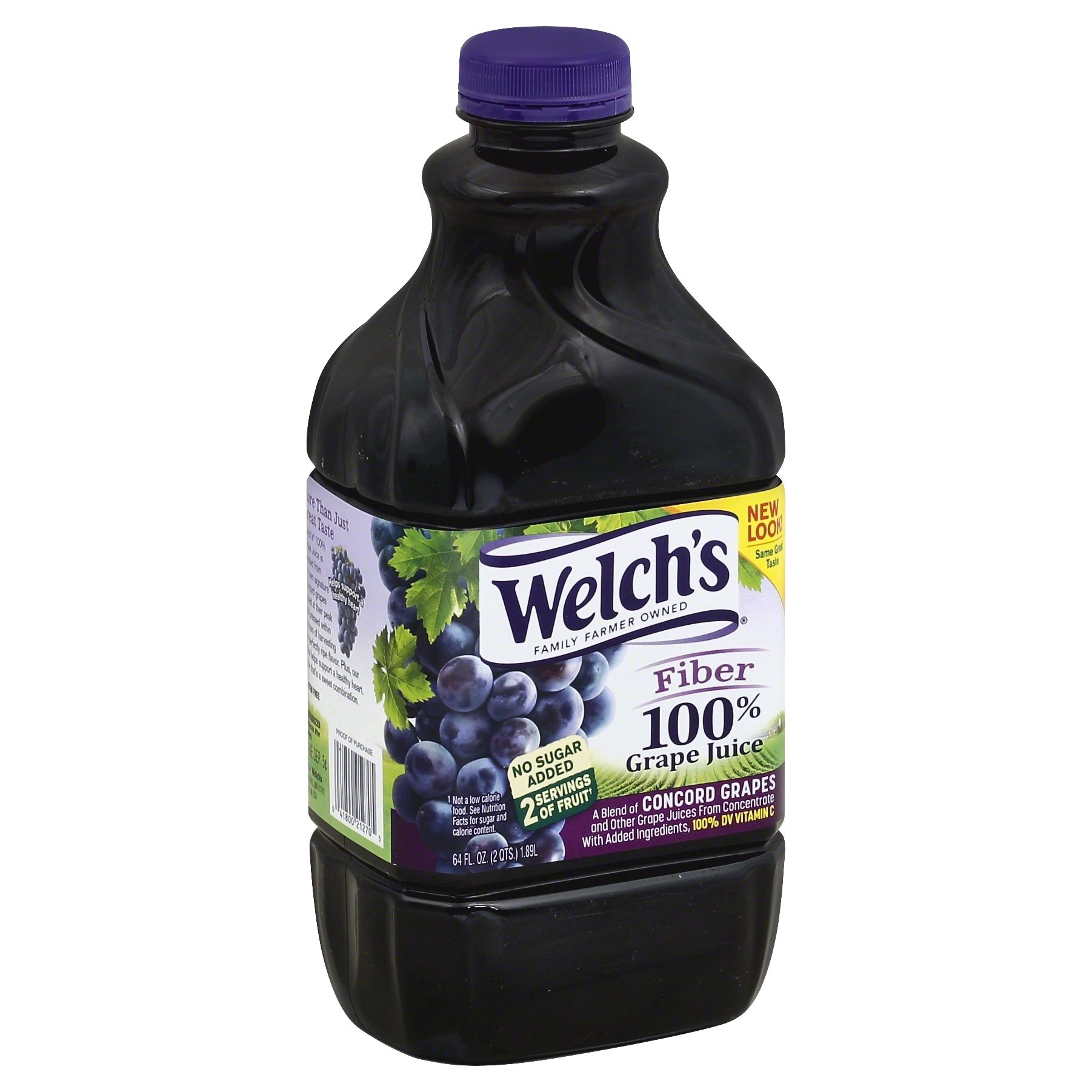 Welch's Concord Grape with Fiber 100% Juice 64 fl oz | Shipt
