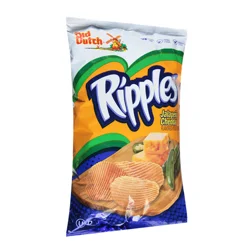 Old Dutch Ripples Jalapeno Cheddar Flavored Potato Chips 8 oz | Shipt