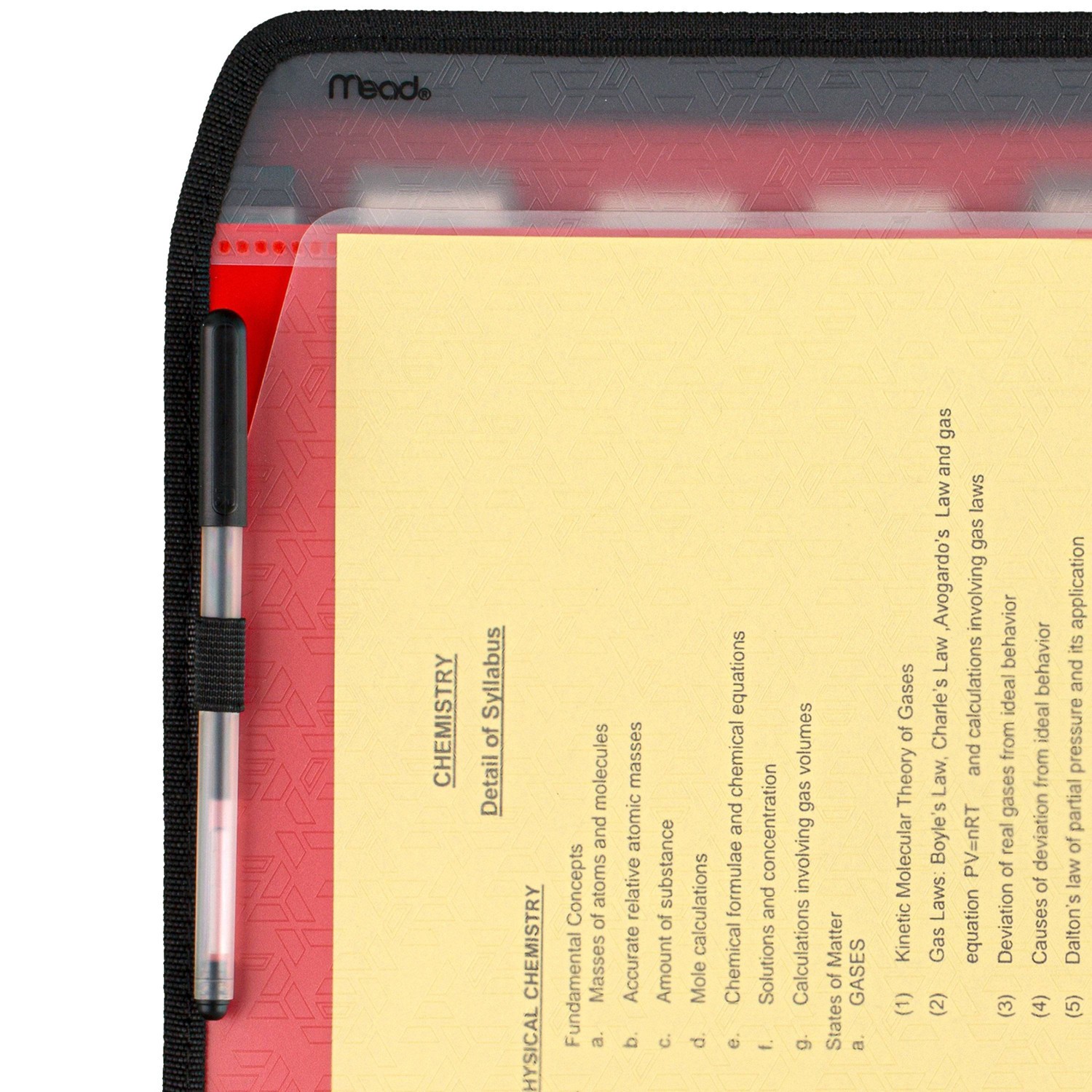 Five Star 7 Pocket Expanding File Folder with Zipper (Color Will Vary ...