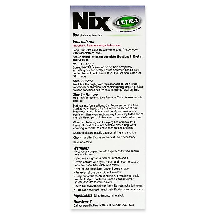 Nix Ultra 2-in-1 Super Lice Elimination System 1 ct | Shipt