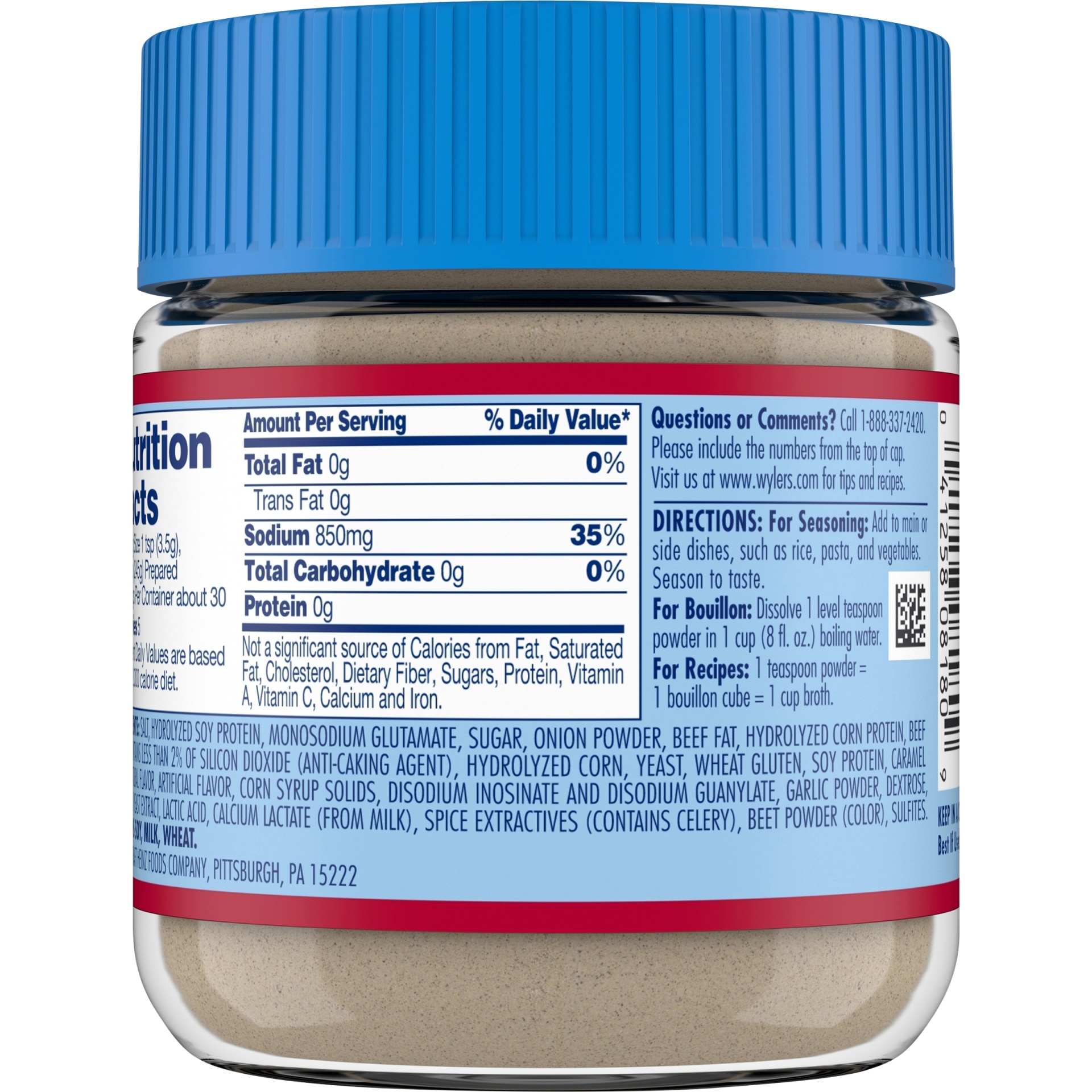 Wyler's Instant Bouillon Beef Flavored Powder 3.75 oz | Shipt