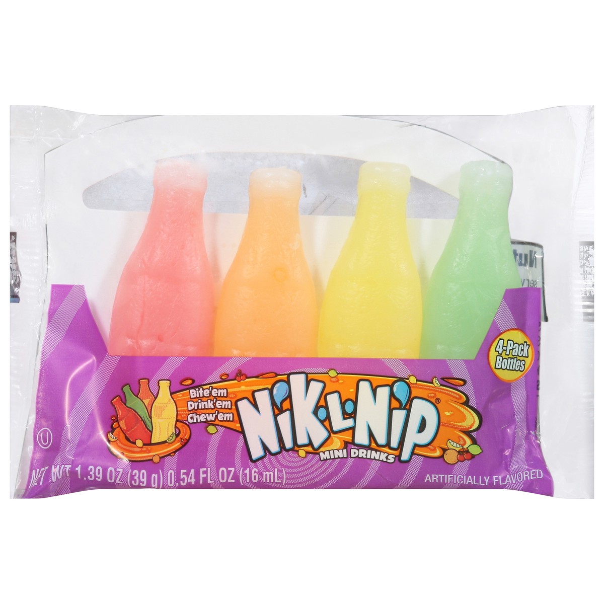 Nik-L-Nip Mini Drinks 4-Pack Bottles 4 ea 4 ct | Shipt