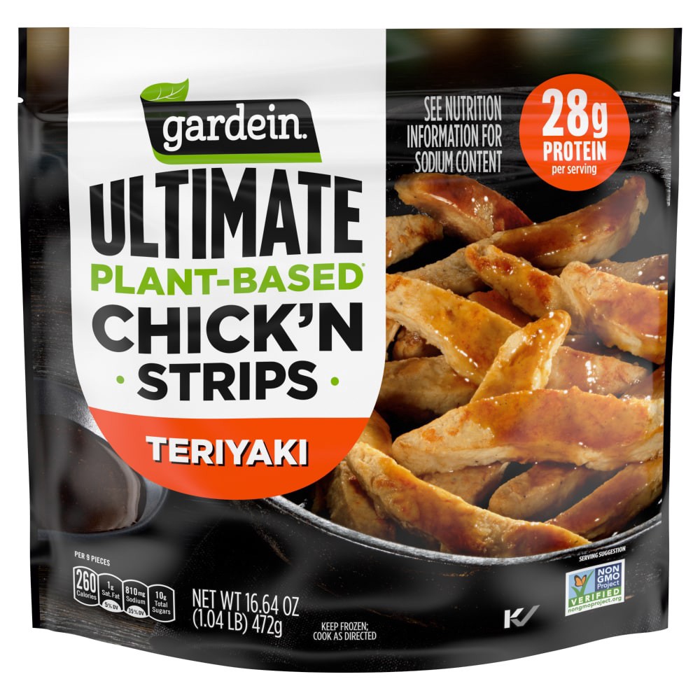 Gardein Ultimate Plant-Based Teriyaki Chicken Strips 16.64 oz | Shipt