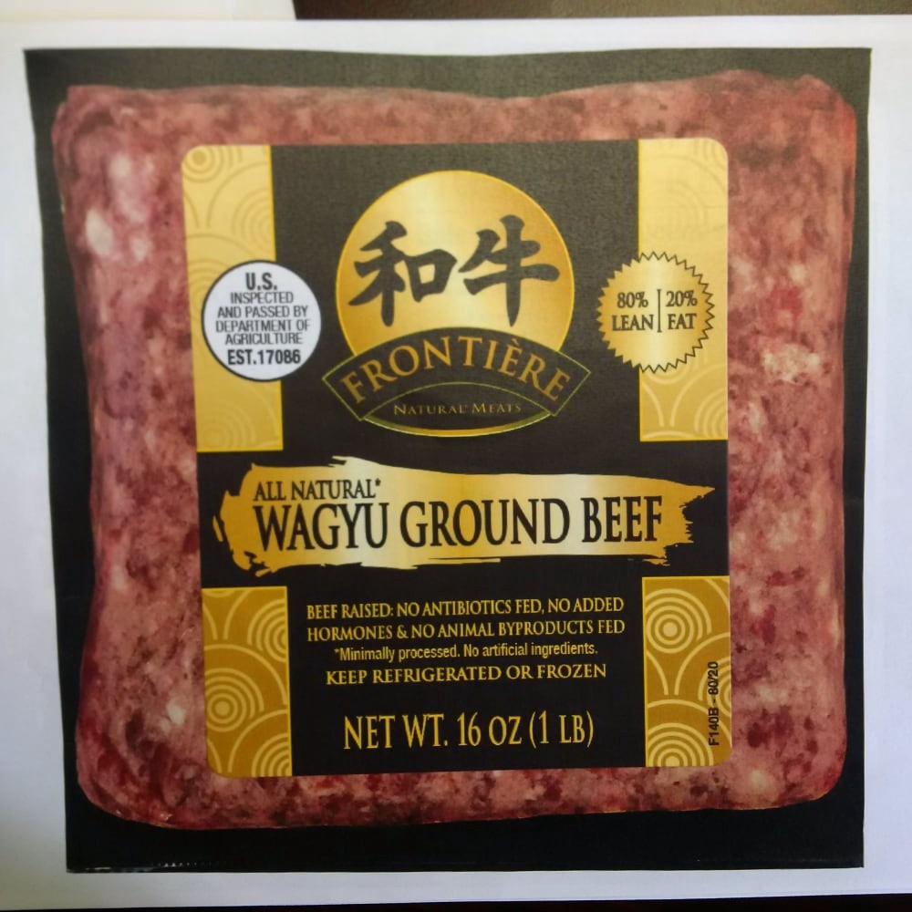 Frontiere Natural Meats Wagyu 80/20 Ground Beef 16 oz | shipt
