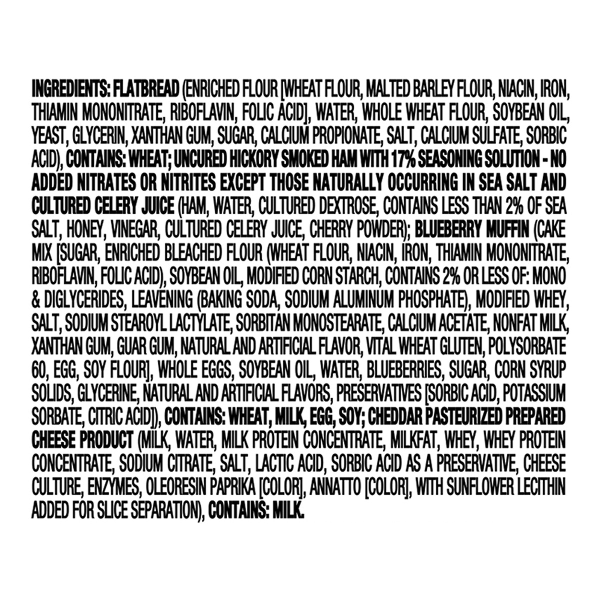 Lunchables Brunchables Breakfast Sandwiches Meal Kit with Ham, Cheddar ...