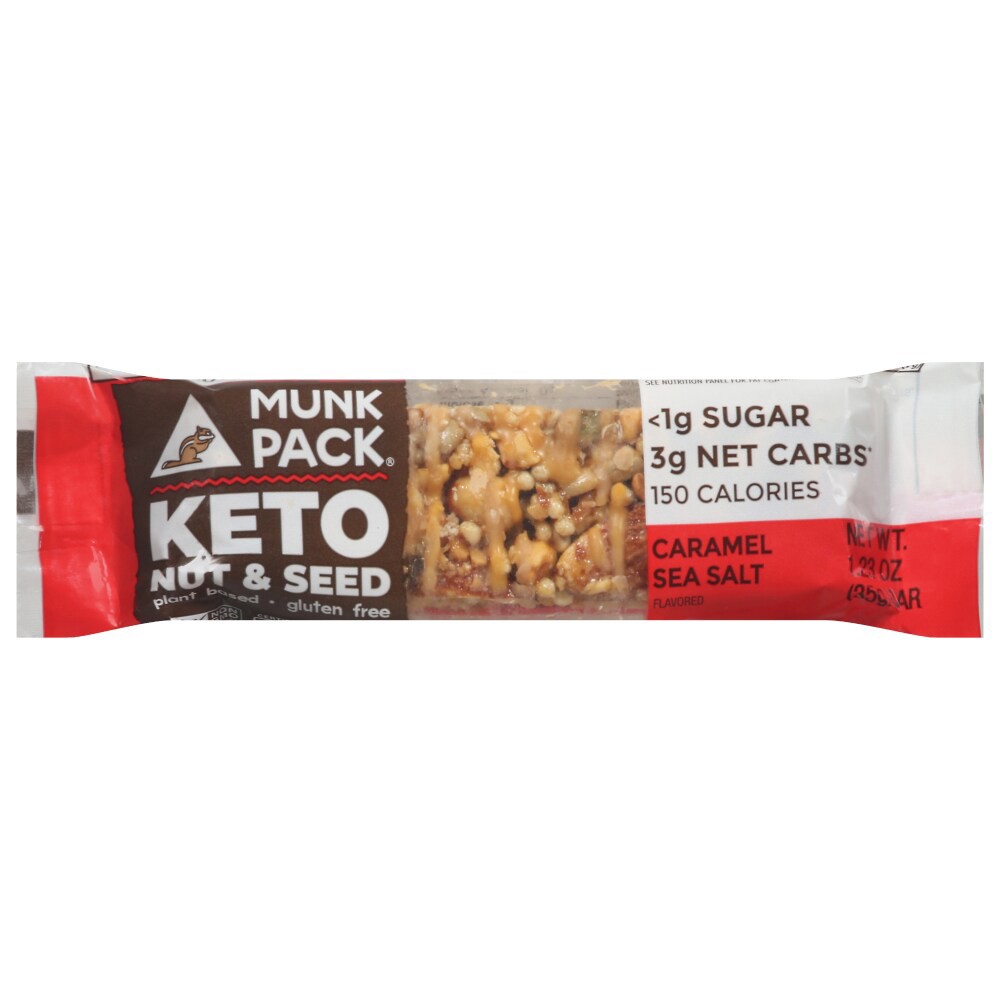 Munk Pack Caramel Sea Salt Bar 1.23 oz | Shipt