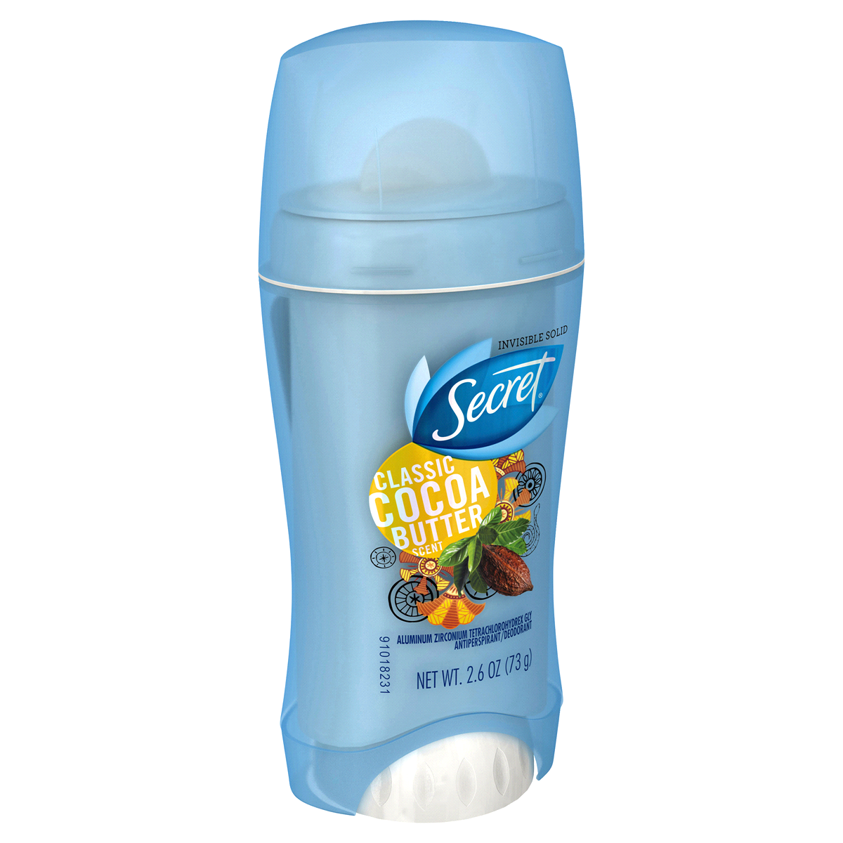 Secret Fresh Classic Cocoa Butter Invisible Solid Antiperspirant and ...
