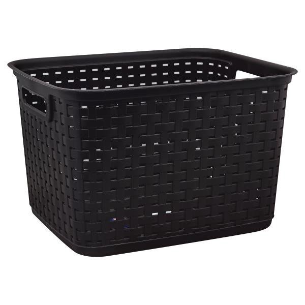 Sterilite Tall Weave Basket Espresso Brown 1 ct | Shipt