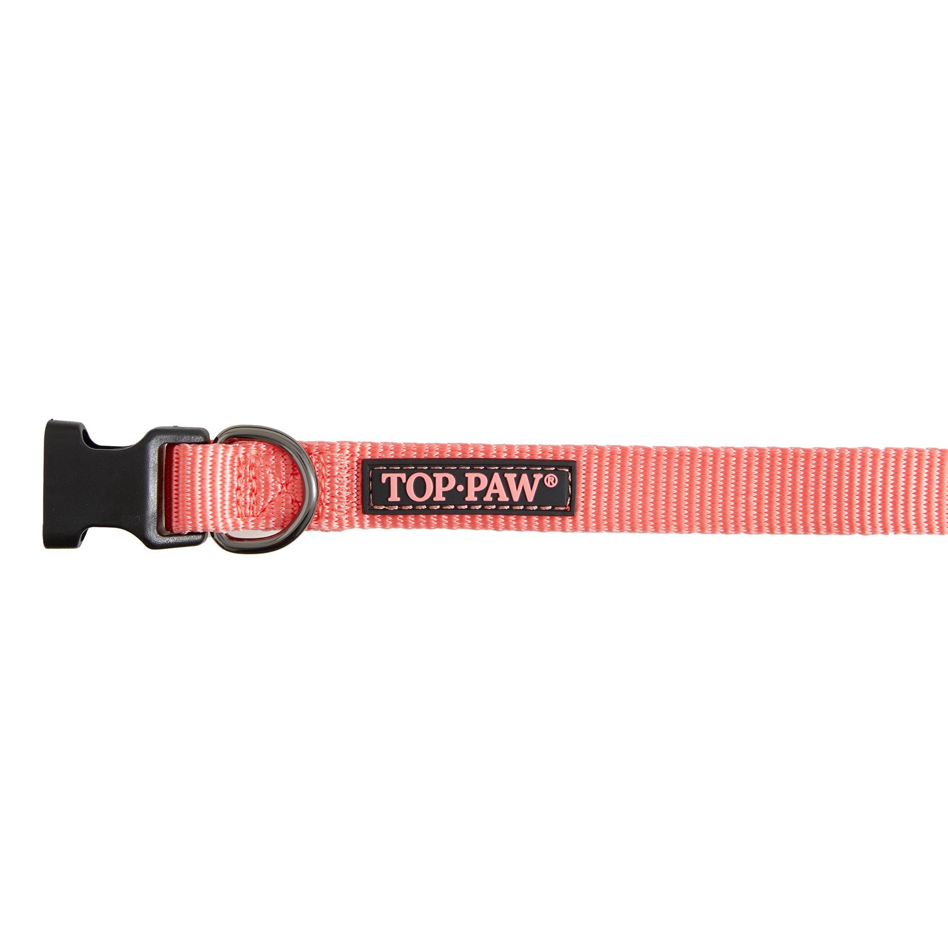 Top Paw Gunmetal Nylon Dog Collar MED | shipt