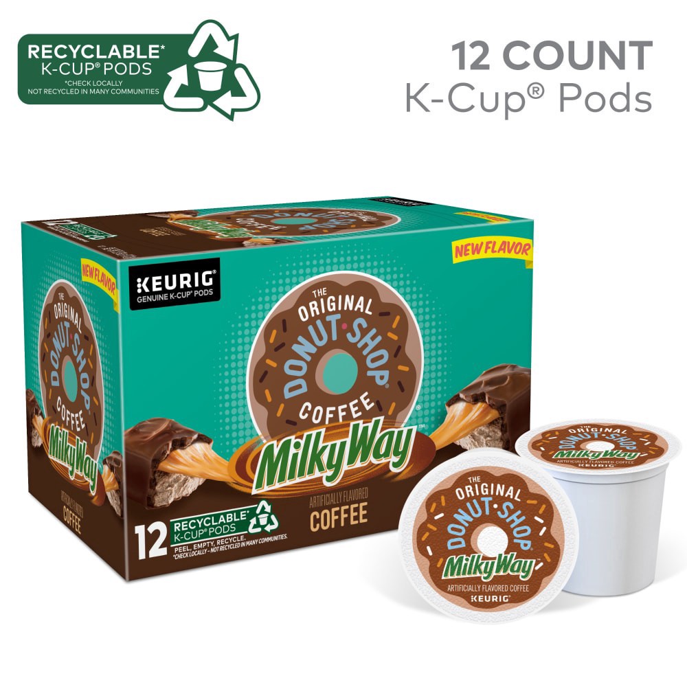 The Original Donut Shop Milky Way Coffee, Keurig Single Serve K-Cup ...
