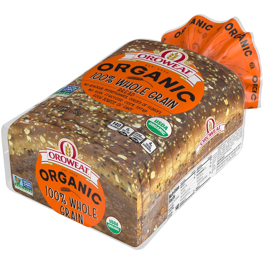 Oroweat Organic 100% Whole Grain Bread 27 oz | Shipt