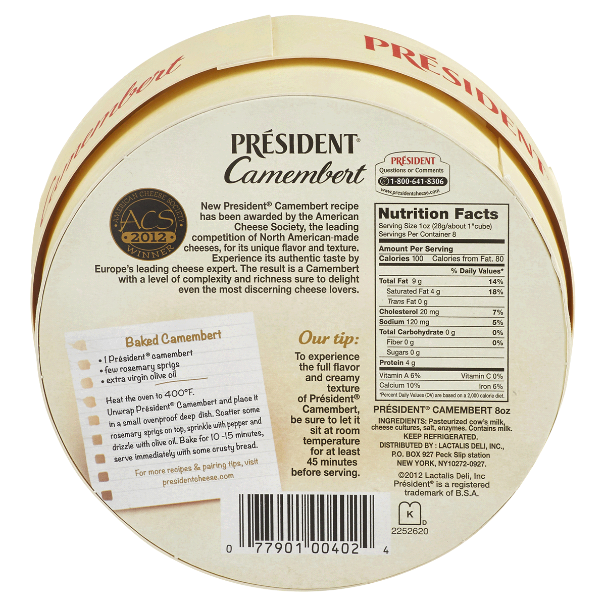 President Camembert Soft Ripened Cheese 8 oz | Shipt