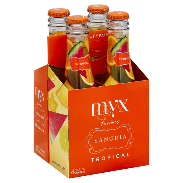 MYX Fusions Sangria, Tropical 4 ct | Shipt