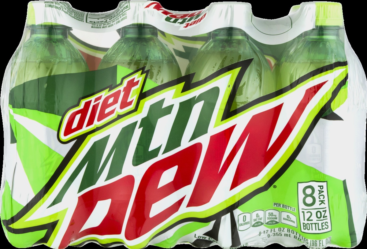 Diet Mountain Dew Bottle