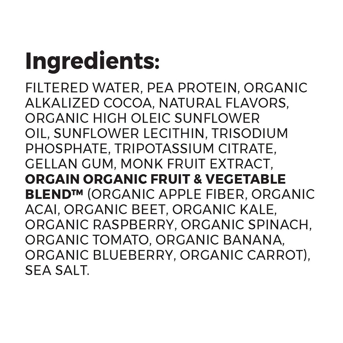 Orgain Plant-Based Protein Shake Creamy Chocolate 20 gram | Shipt