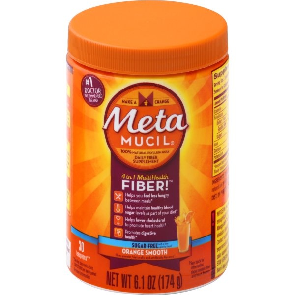 Metamucil Multi-health Psyllium Fiber Supplement Sugar-free Powder ...